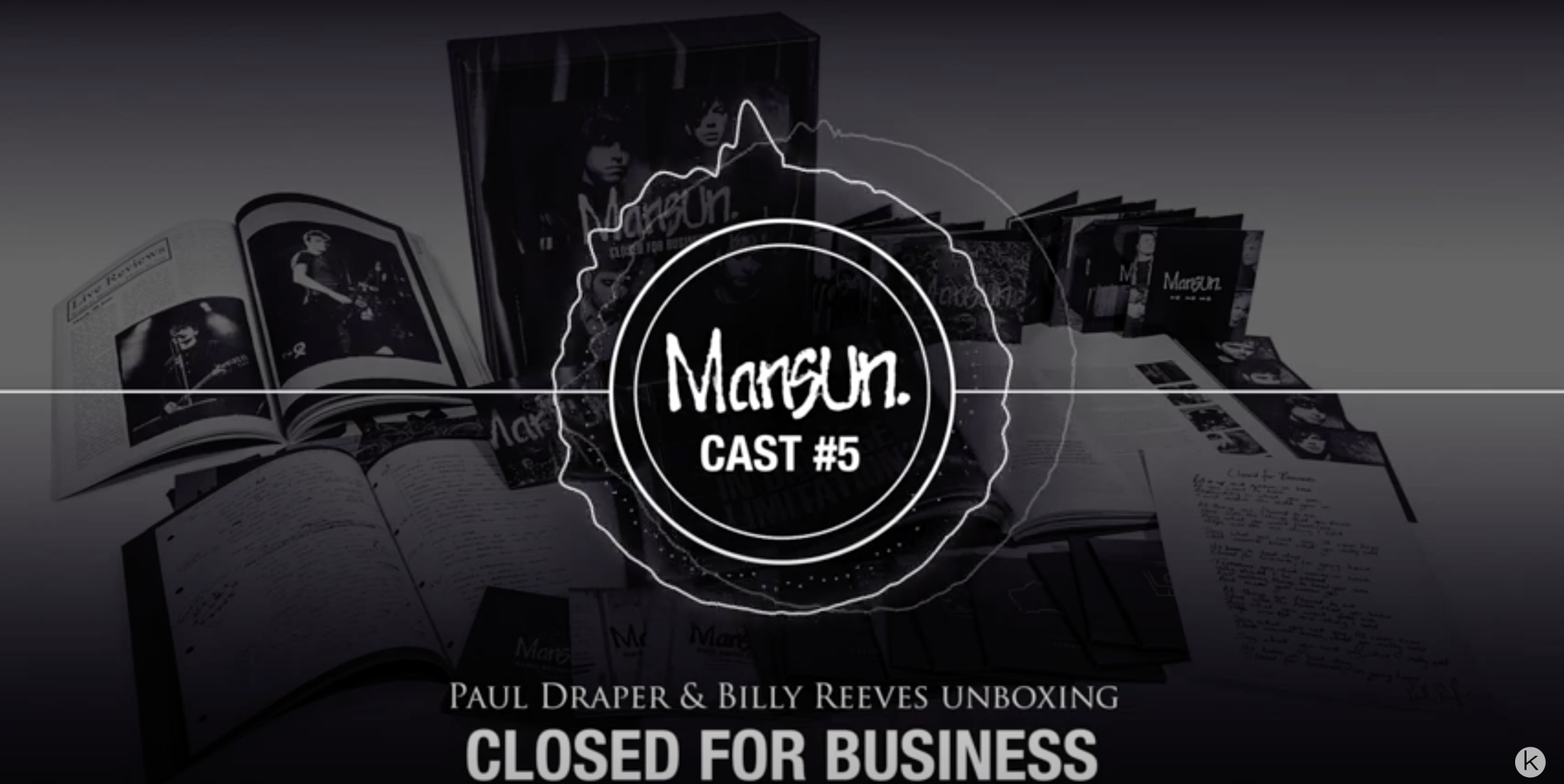 EXCITING NEW MANSUN CAST #5 FEATURES PAUL DRAPER DISCUSSING THE MAKING ...